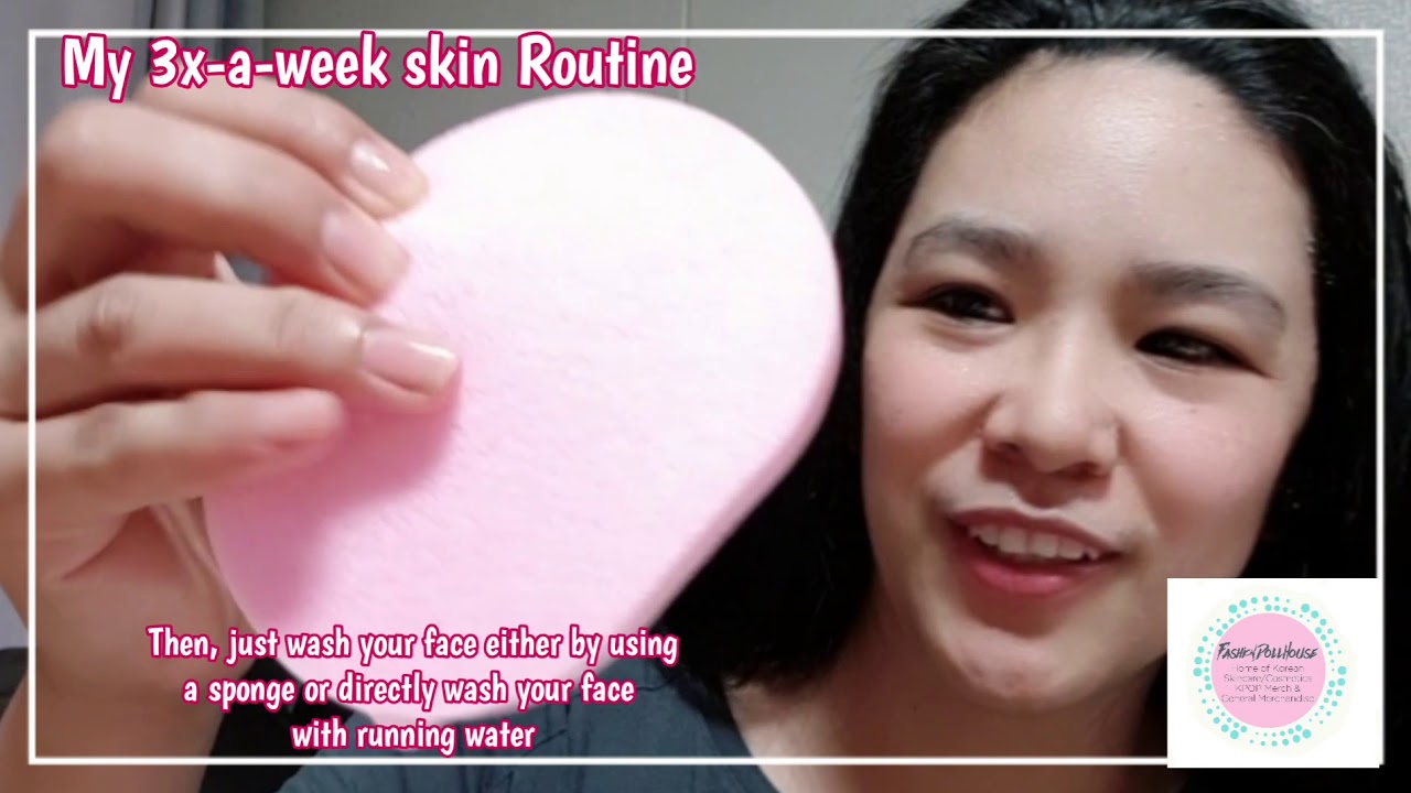 My Very Simple 3x-a-week skin routine - YouTube