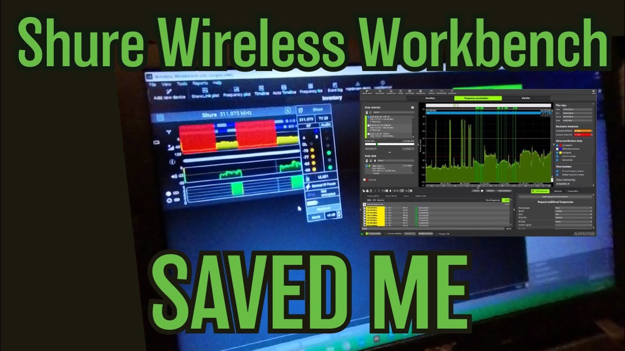 Shure Wireless Workbench works! Saves Pastor! Sound guy stories. - YouTube