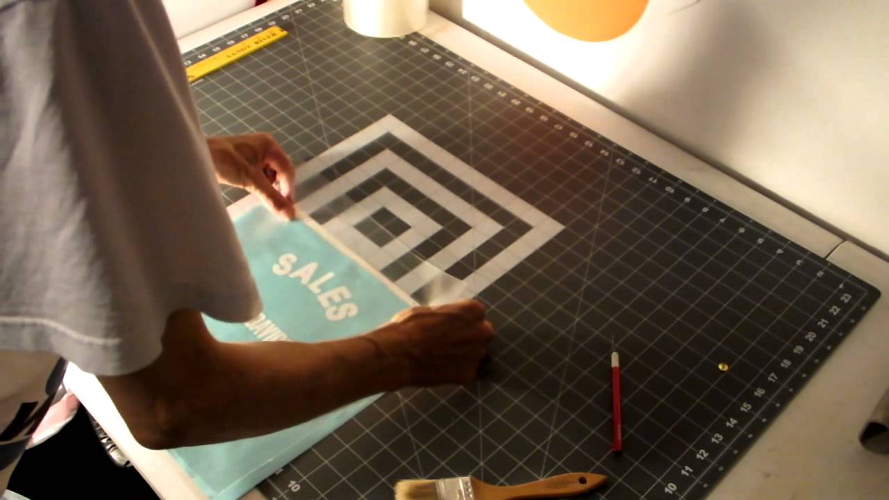 Multicolor 3 Layer Color Custom Vinyl Decal RegMarks ... - YouTube