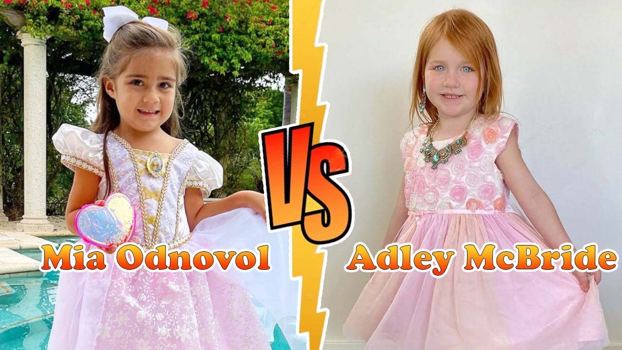 Adley McBride VS Mia Odnovol (Nastya Artem Mia) Stunning Transformation ...
