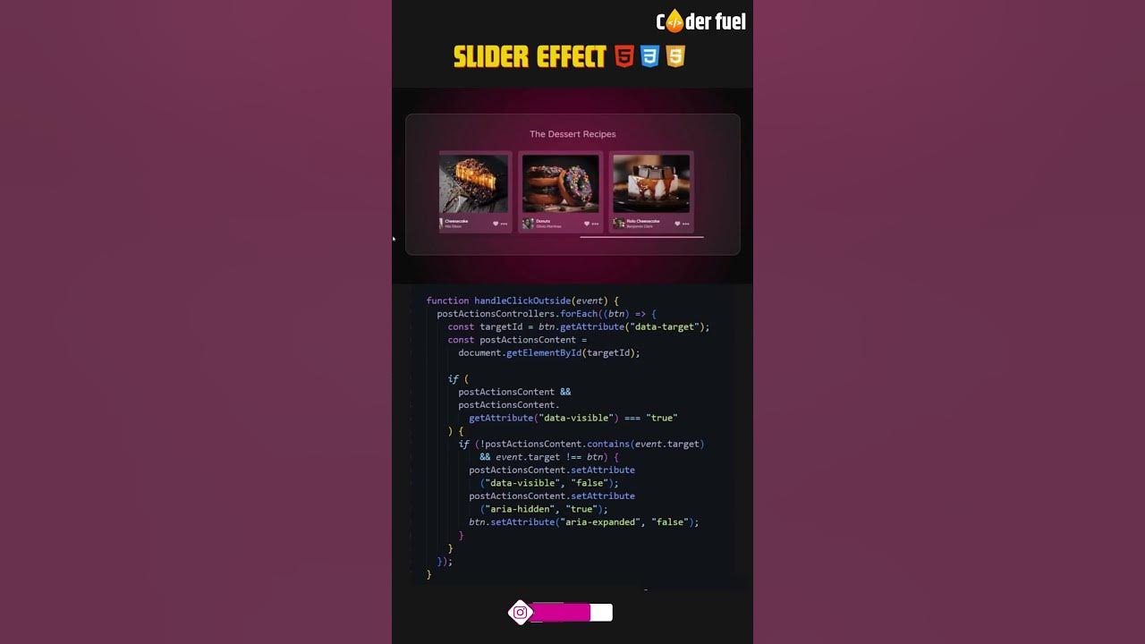 How To Create Slider Effects Html Css And Javascript Slidereffects Htmlcssjavascript