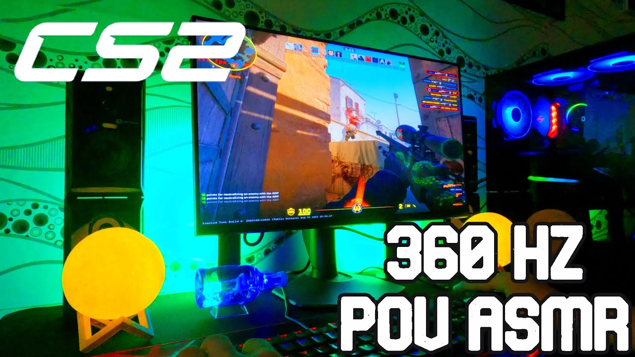 🔥CS2 ASMR Adventure + 360 Hz Gaming Setup Tour ! 😍🎮 - YouTube
