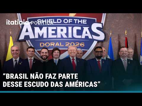 FLÁVIO BOLSONARO CRITICA LULA E DIZ QUE BRASIL ESTÁ FORA DO ESCUDO DAS AMÉRICAS DE TRUMP