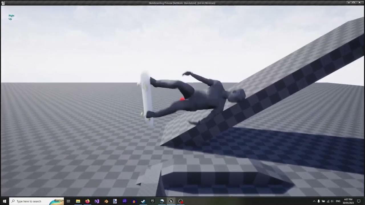OpenSkate V 0.01 - Skateboarding in Unreal Engine - YouTube