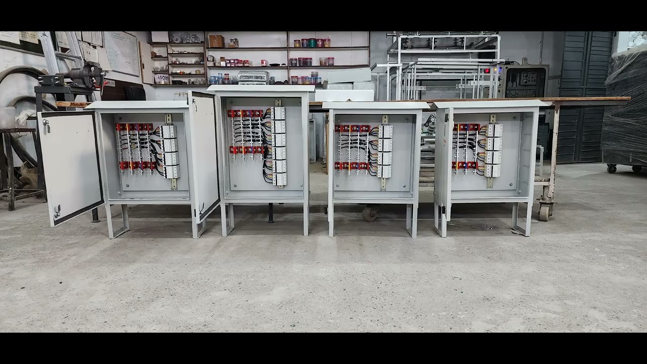 AC UNITS DISTRIBUTION CONTROL PANEL, OUTDOOR TYPE. - YouTube