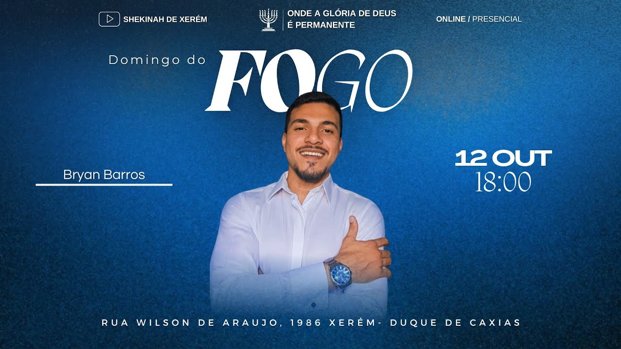 DOMINGO | 12 DE OUTUBRO DE 2025 | Bryan Barros - YouTube