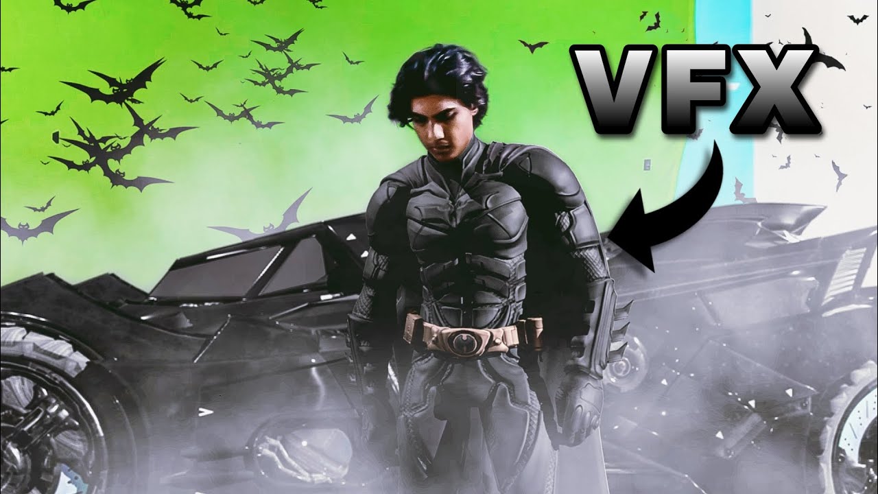 I Transformed Myself into THE BATMAN Using VFX! - YouTube