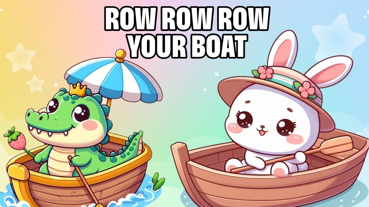Row, Row, Row Your Boats | Super Simple Songs | Songs Kids Family Happy ...