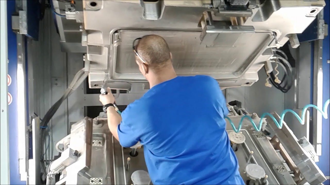 PU Injection Mold Encapsulation - Ivory, Mike, Kevin - YouTube