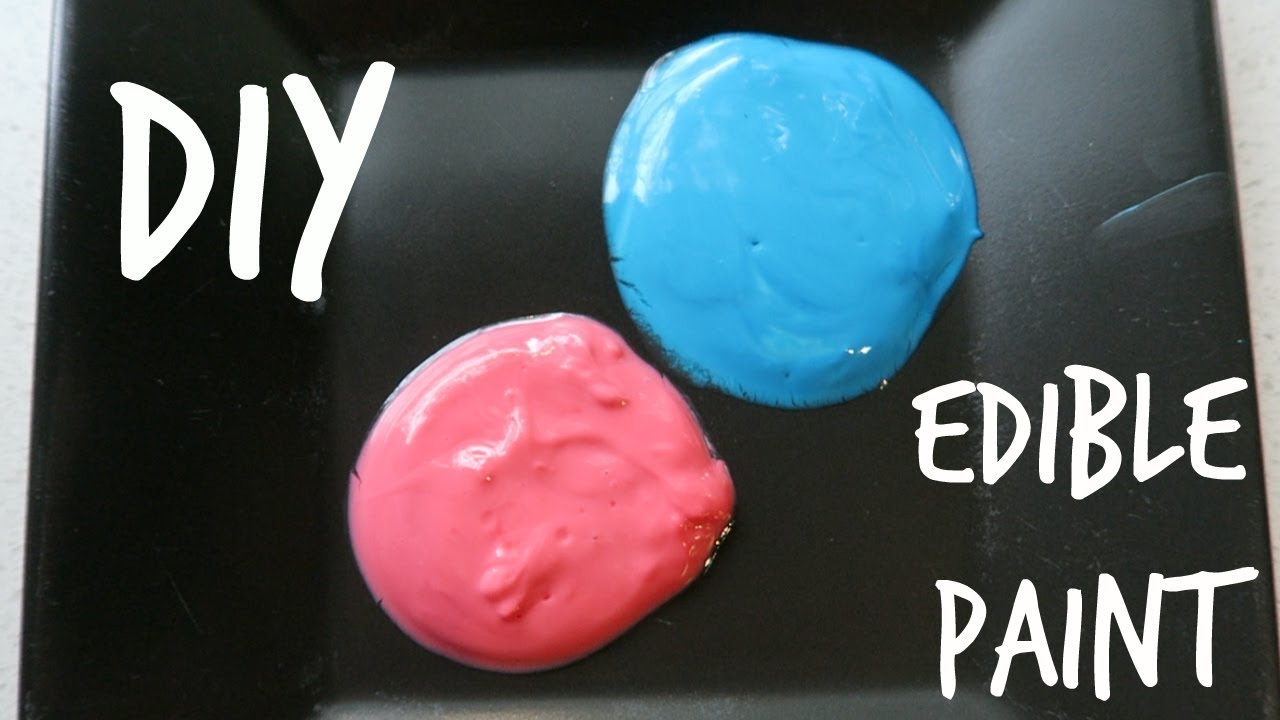 DIY Edible Paint Only 2 Ingredients YouTube diy-edible-paint-only-2-ingredients-youtube