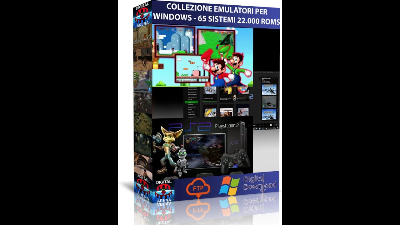 GIOCHI - PC WINDOWS Emulation station BIGBOX - YouTube