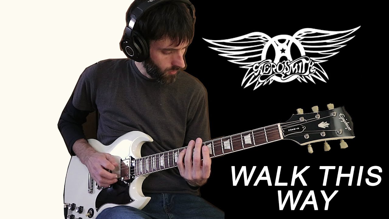Aerosmith - Walk This Way (guitar cover) - YouTube