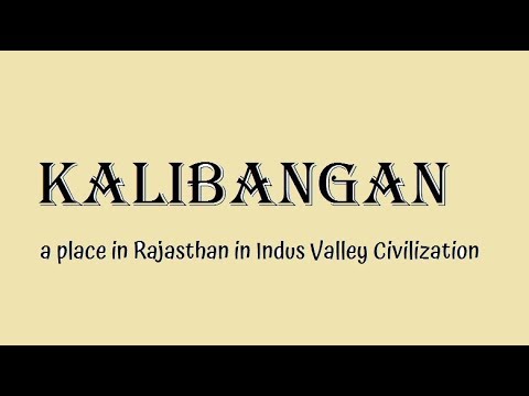 kalibangan - history in english - YouTube