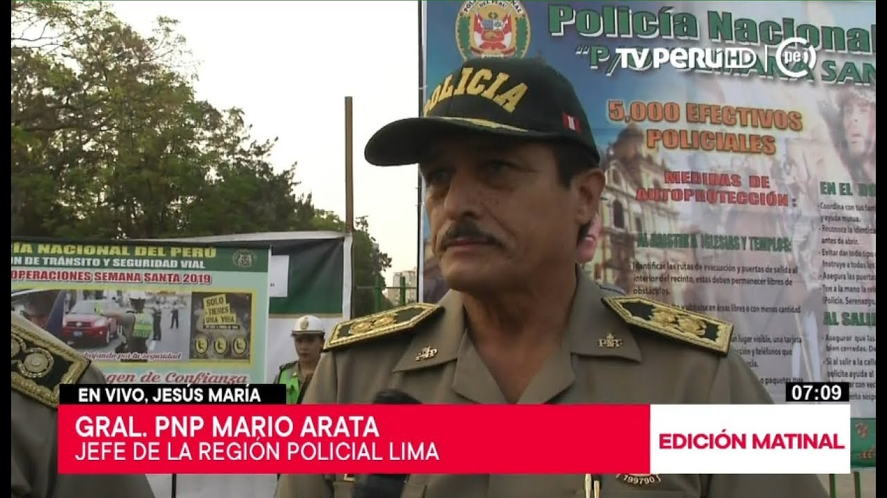 PNP: 5 mil efectivos resguardarán Lima durante la Semana Santa - YouTube