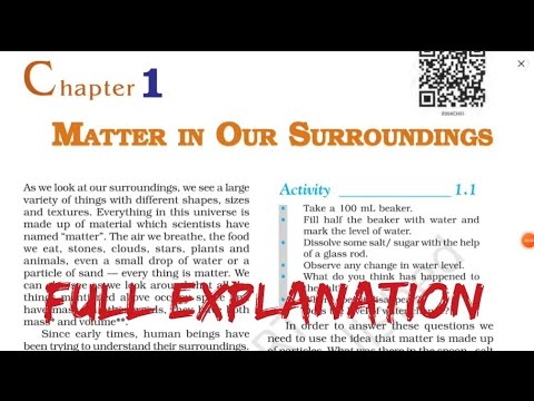 CLASS 9 SCIENCE CHAPTER 1 MATTER IN OUR SURROUNDINGS | DAV CLASS 9 ...