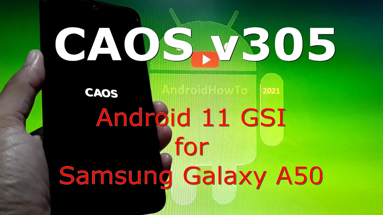 CAOS v305 Android 11 for Samsung Galaxy A50 Update: 210419 - YouTube