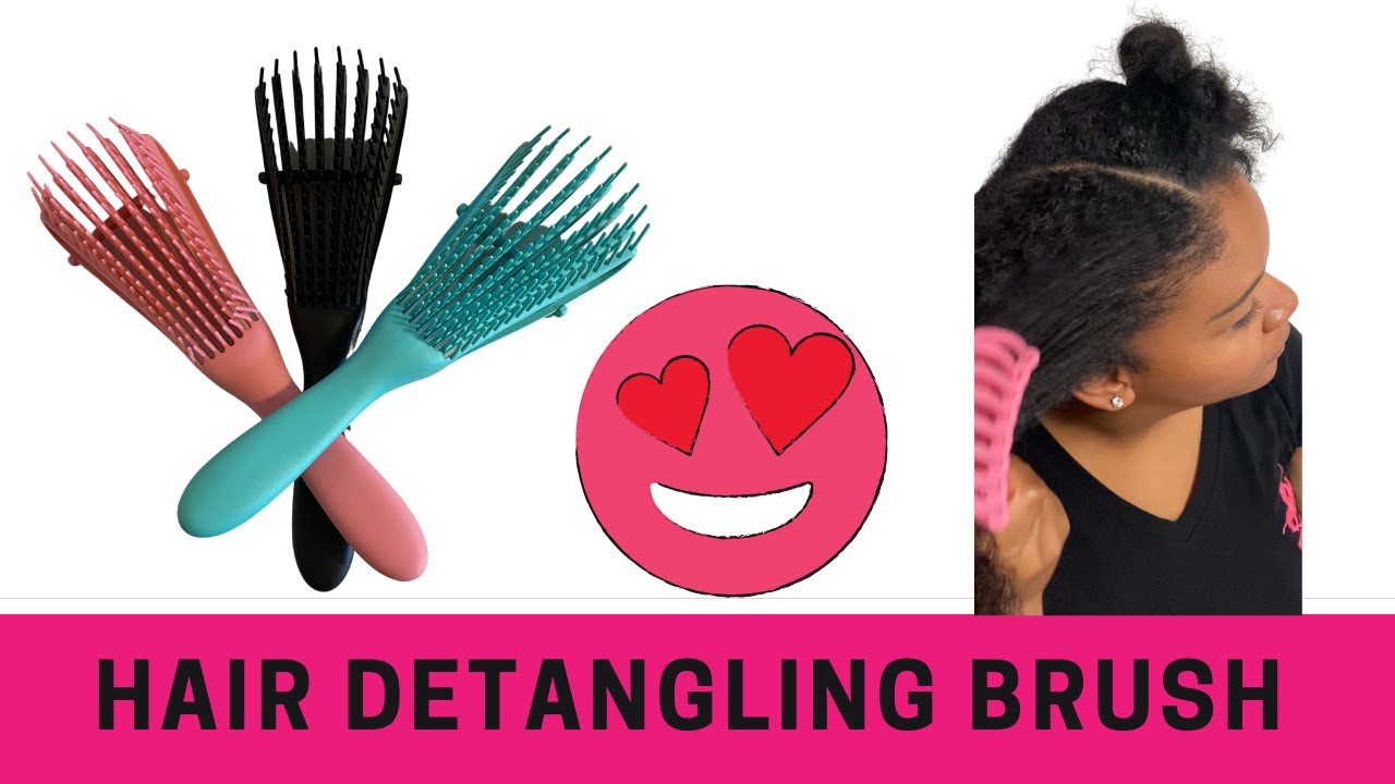 Natural Hair Detangling Tool - YouTube