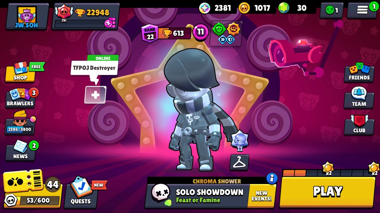 Epic Brawler Silver Skin Edgar Super Power 11 Max Level Gameplay 🔥 ...