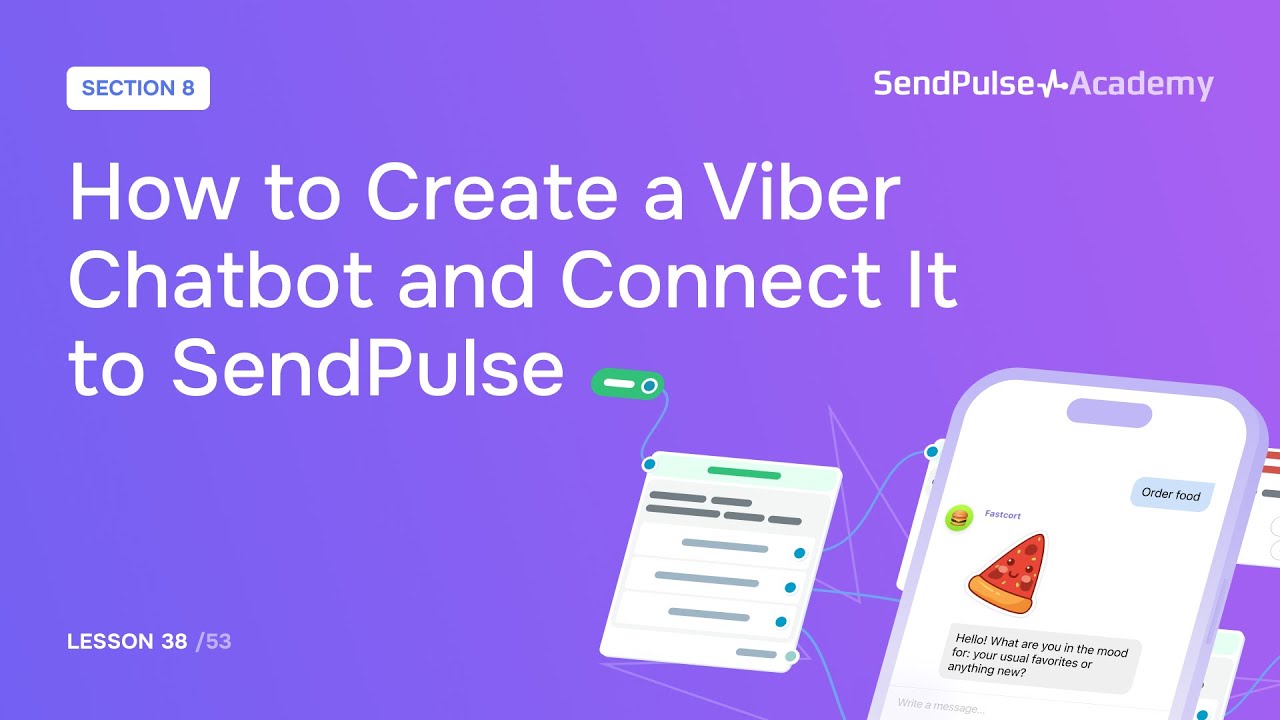 Lesson 38: How to Create a Viber Chatbot and Connect It to SendPulse | Free Chatbot Course - YouTube
