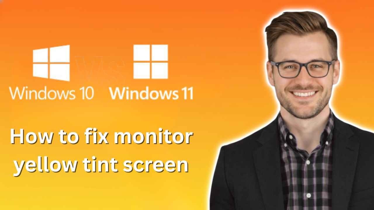 How to fix monitor yellow tint screen windows (Latest Update) - YouTube