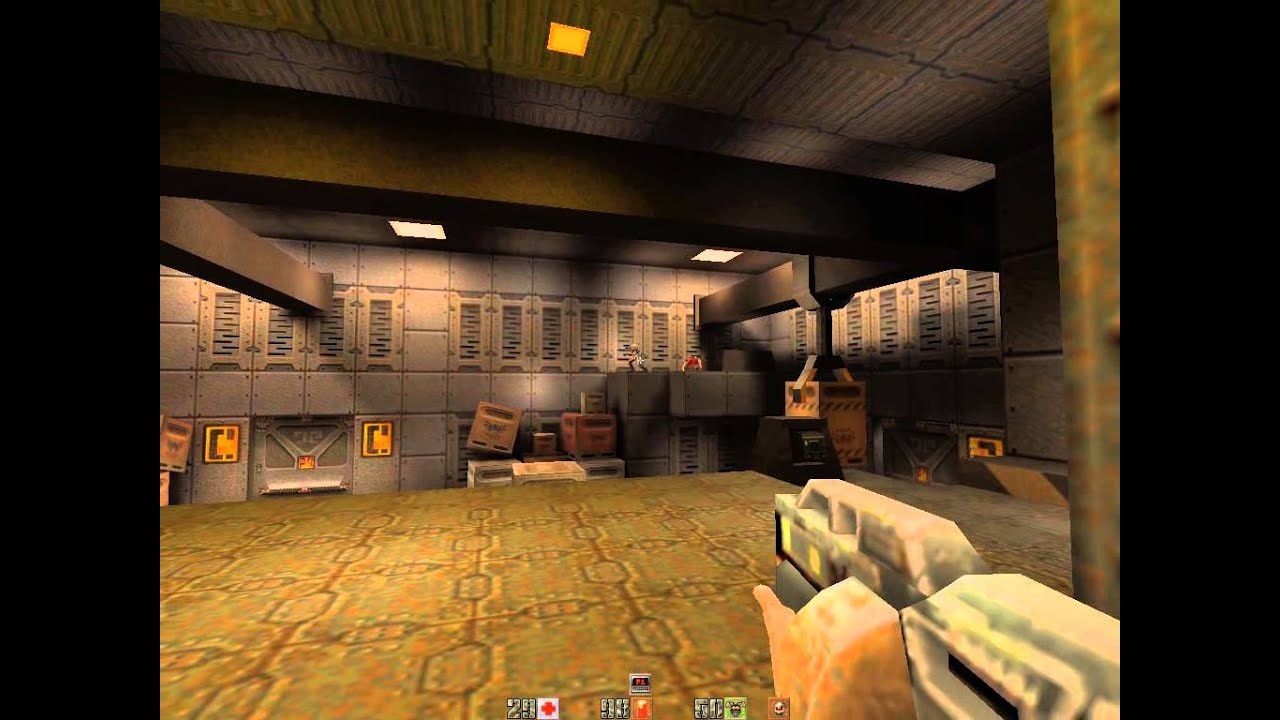 Quake 2 - Walkthrough - Mission 2 - YouTube