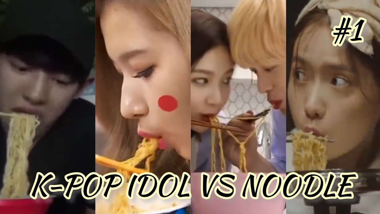 Idol eating noodle 🍜 video compilation 1 - YouTube