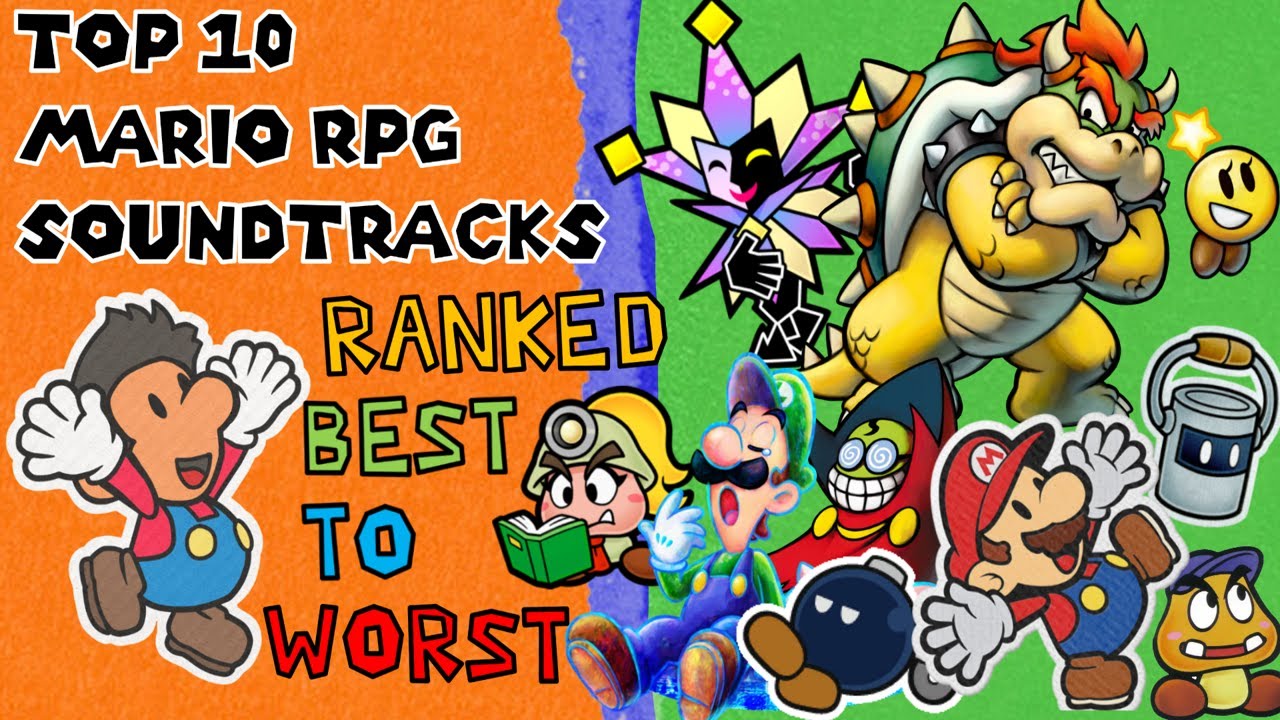 Top 10 Mario RPG Soundtracks Ranked - YouTube
