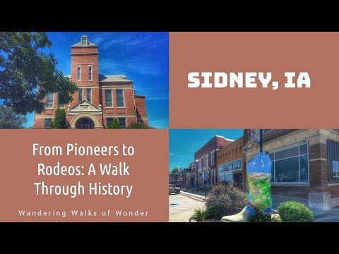 From Pioneers to Rodeos: A Walk Through Time in Sidney, Iowa - YouTube