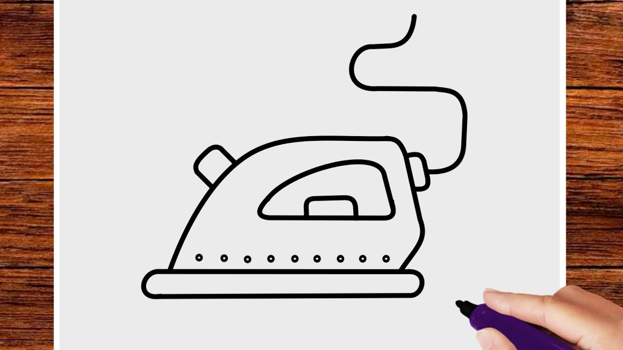Comment dessiner du fer - dessin facile - how to draw iron - easy ...