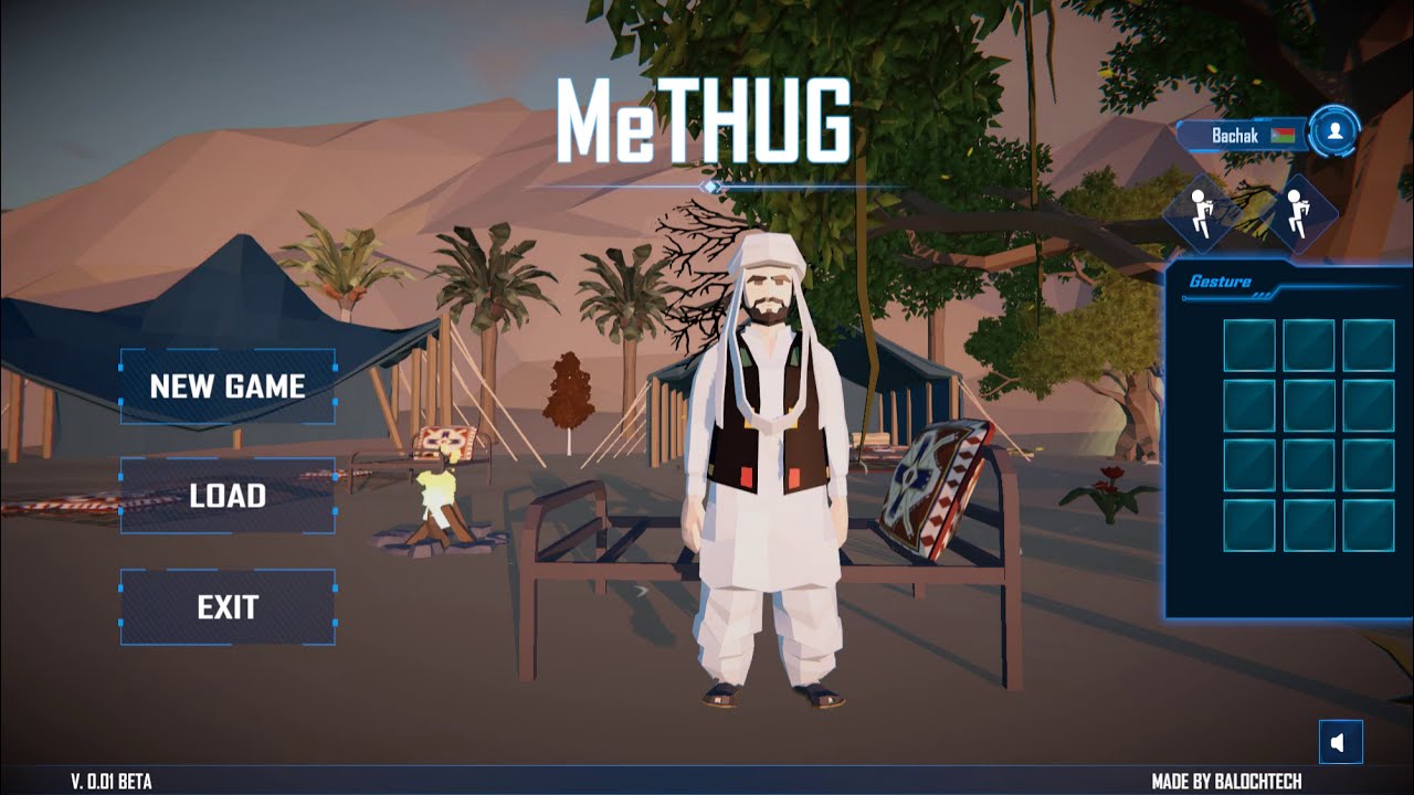 MeTHUG - Balochi Game | Home Menu (Work in Progress) - YouTube