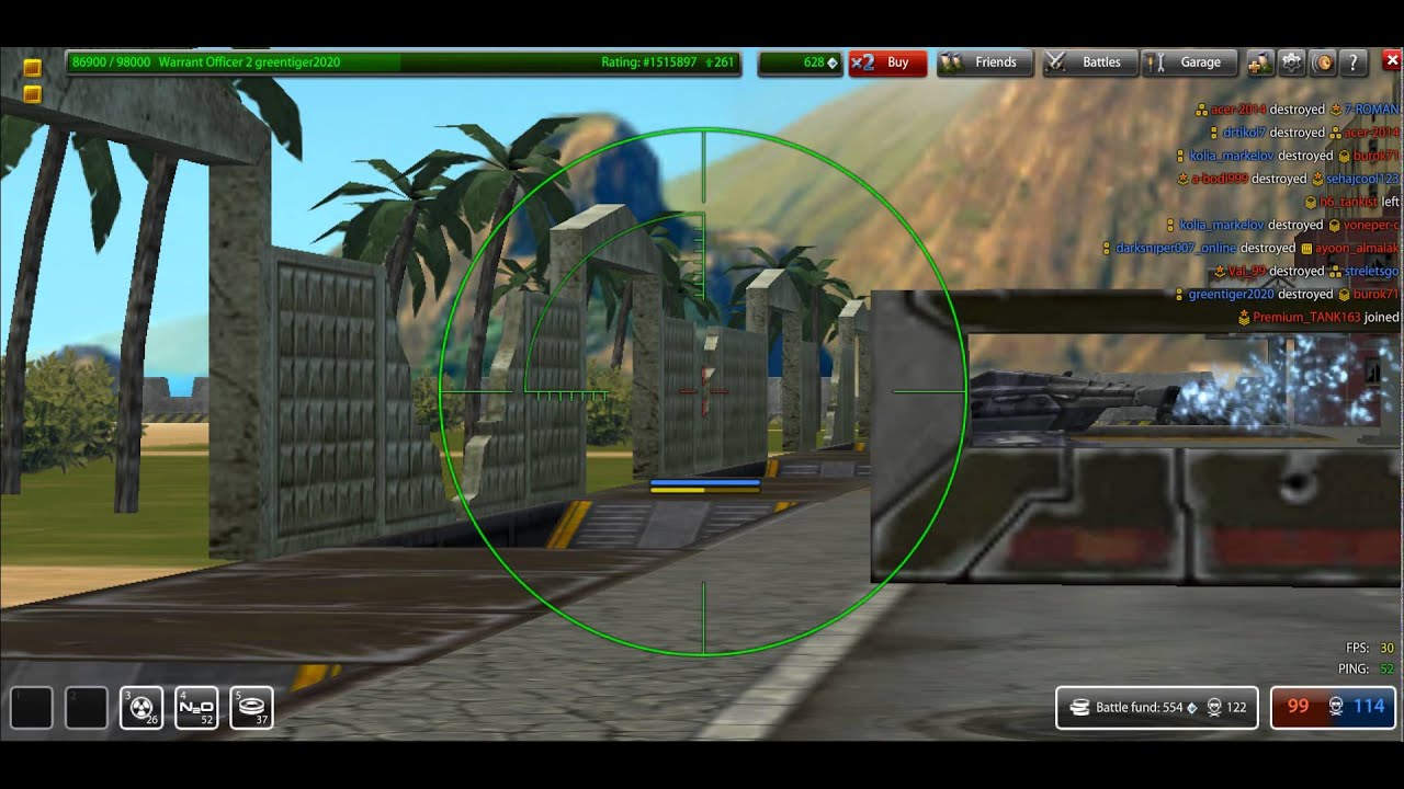 Tankionline How to Use Shaft M1 - awesome HD uncut real battle Rio Map ...