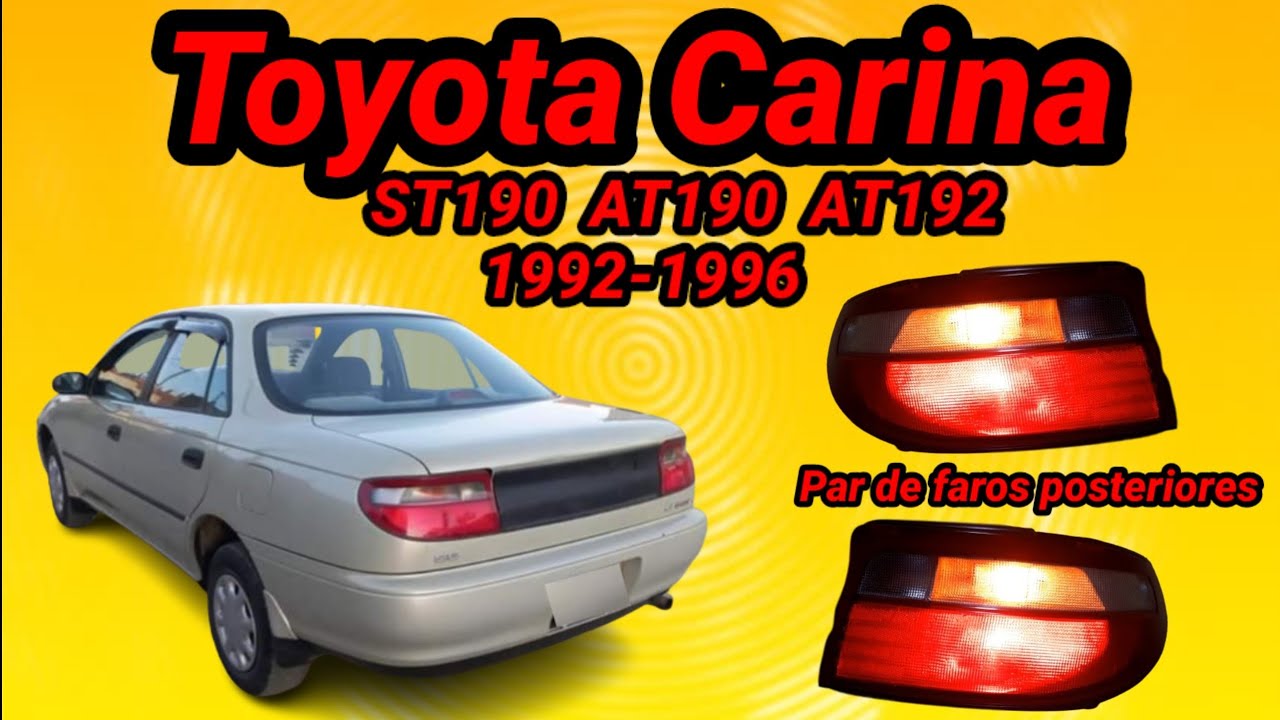 Toyota Carina AT190 ST190 AT192 1992-1996 par de faros posteriores ...