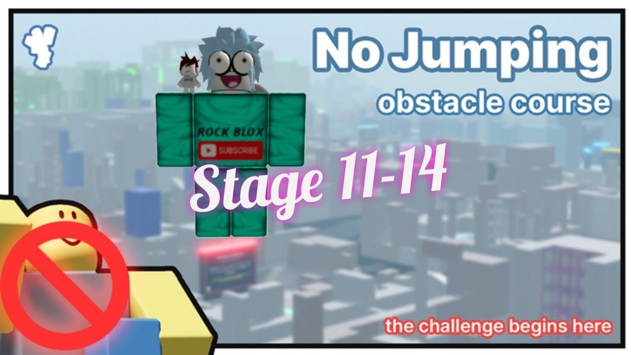 Roblox No Jump parkour! Stage 11-14 complete! - YouTube