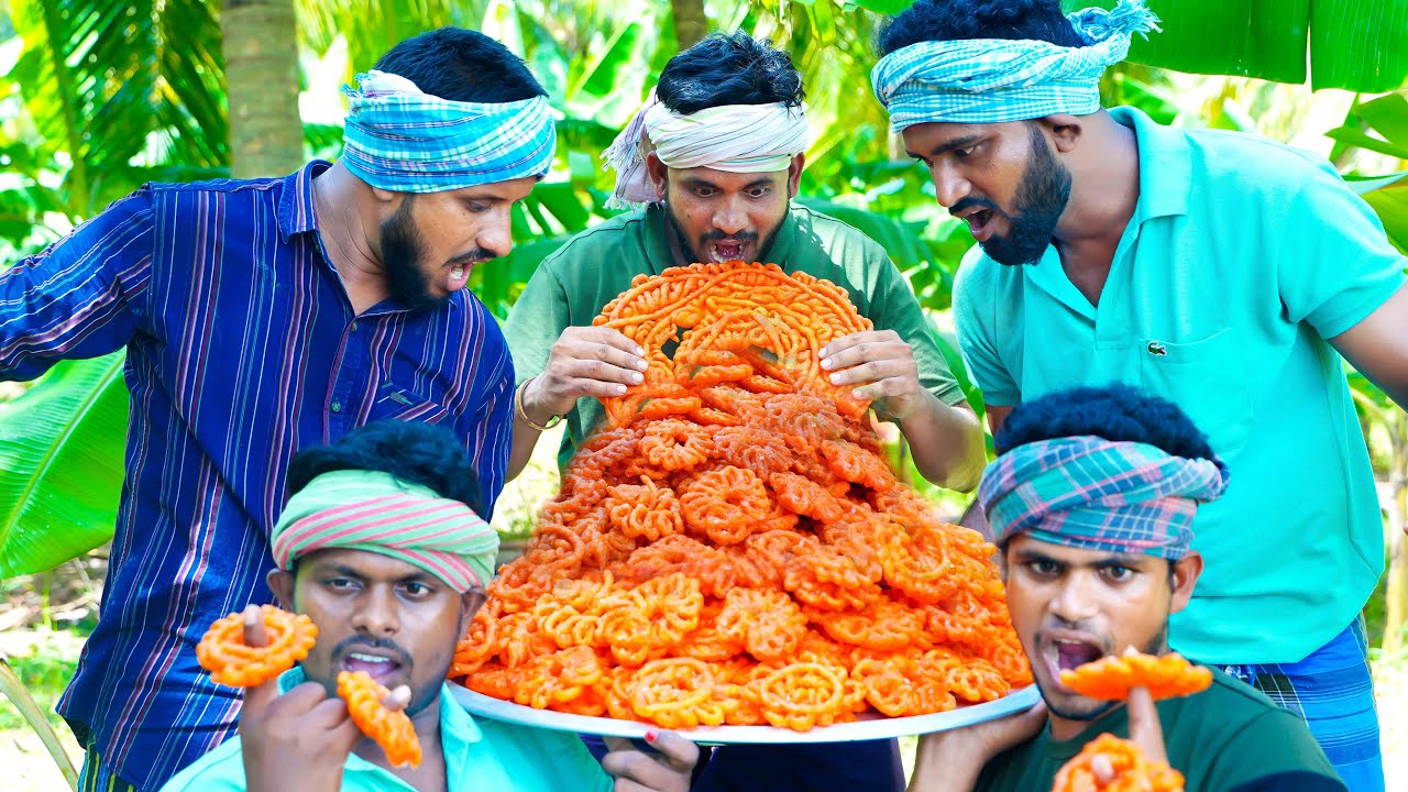 JANGERI 4K | Sweet Delight Jangeri | Andhra Village Food - YouTube