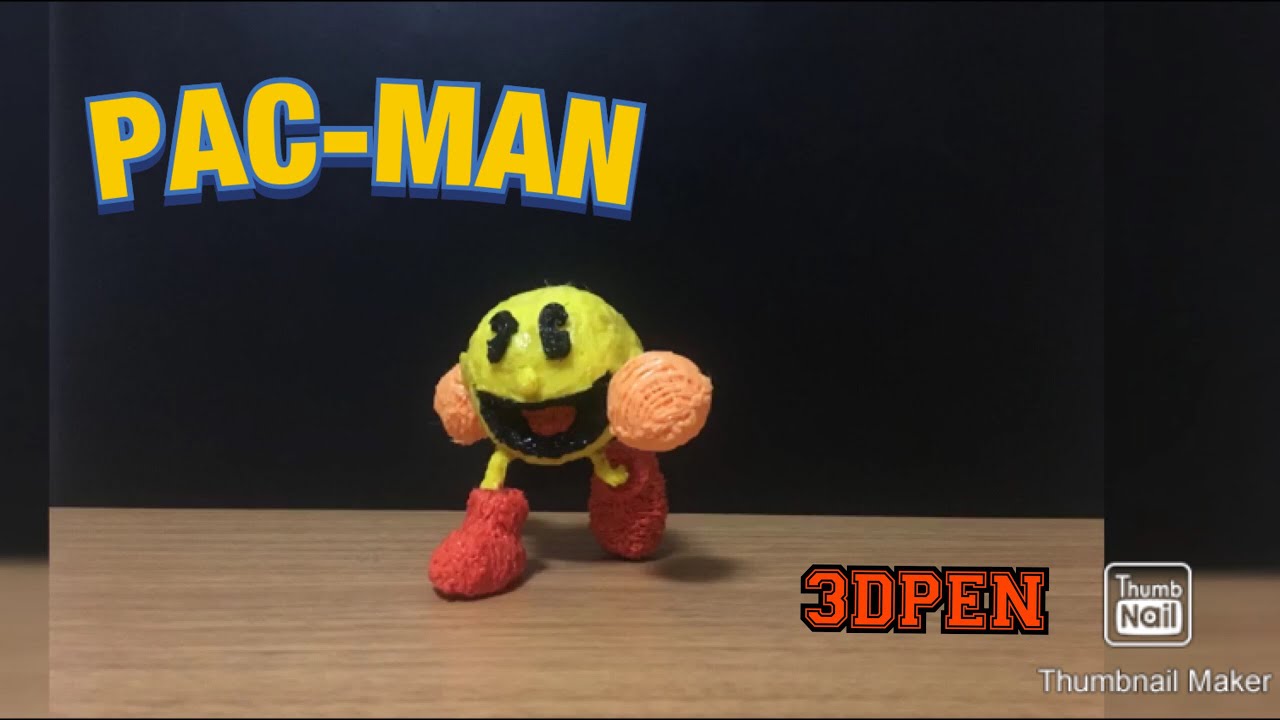 【3DPEN PAC-MAN】3Dペンでパックマンを作る - YouTube