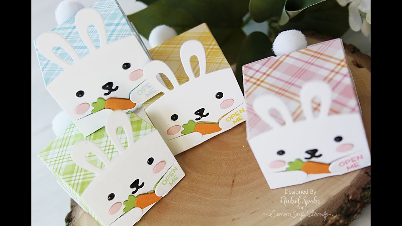 Lawn Fawn | Tiny Gift Box Bunnies - YouTube