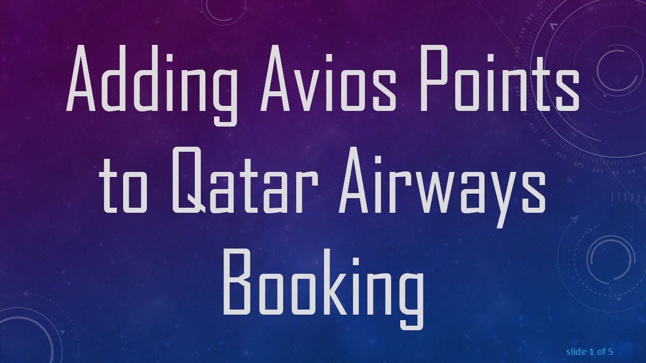 Adding Avios Points to Qatar Airways Booking - YouTube