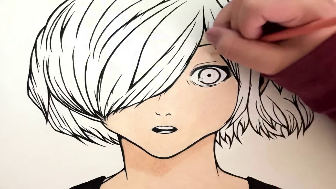 How to Draw // Touka Kirishima - YouTube