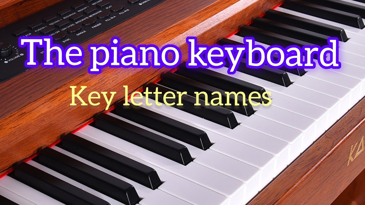 The Piano keyboard - key letter names🎹🎹🎹🎹🎶 ️ ️ ️ - YouTube