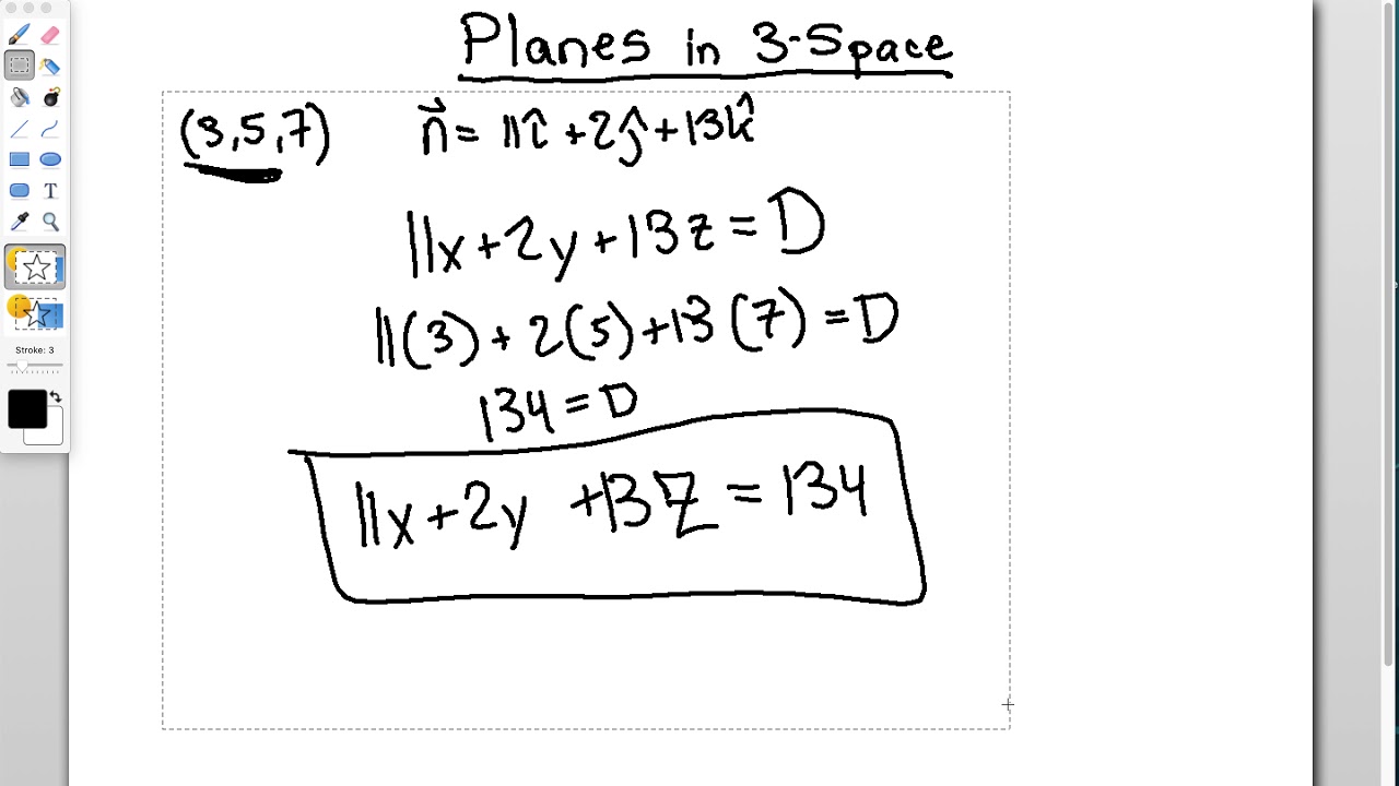 Planes in 3-Space - YouTube