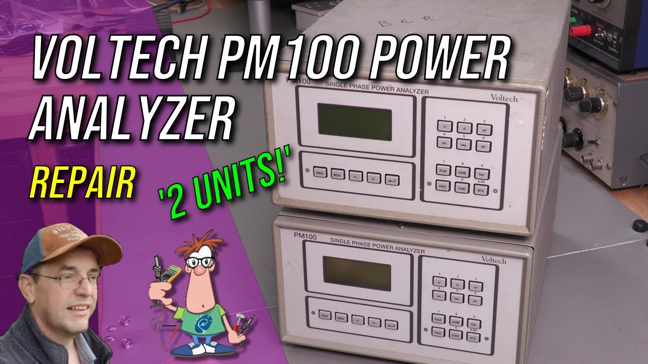 No.120 - Voltech PM100 Power Analyzer Repair (2off) - YouTube