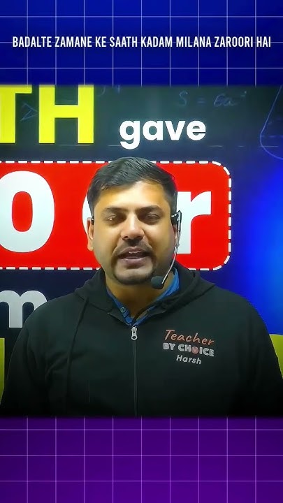 Zamana badal raha hai, tum bhi badlo! 🔄💡 #vedantu #harshsir #VED #FutureReady #GrowthMindset # ...