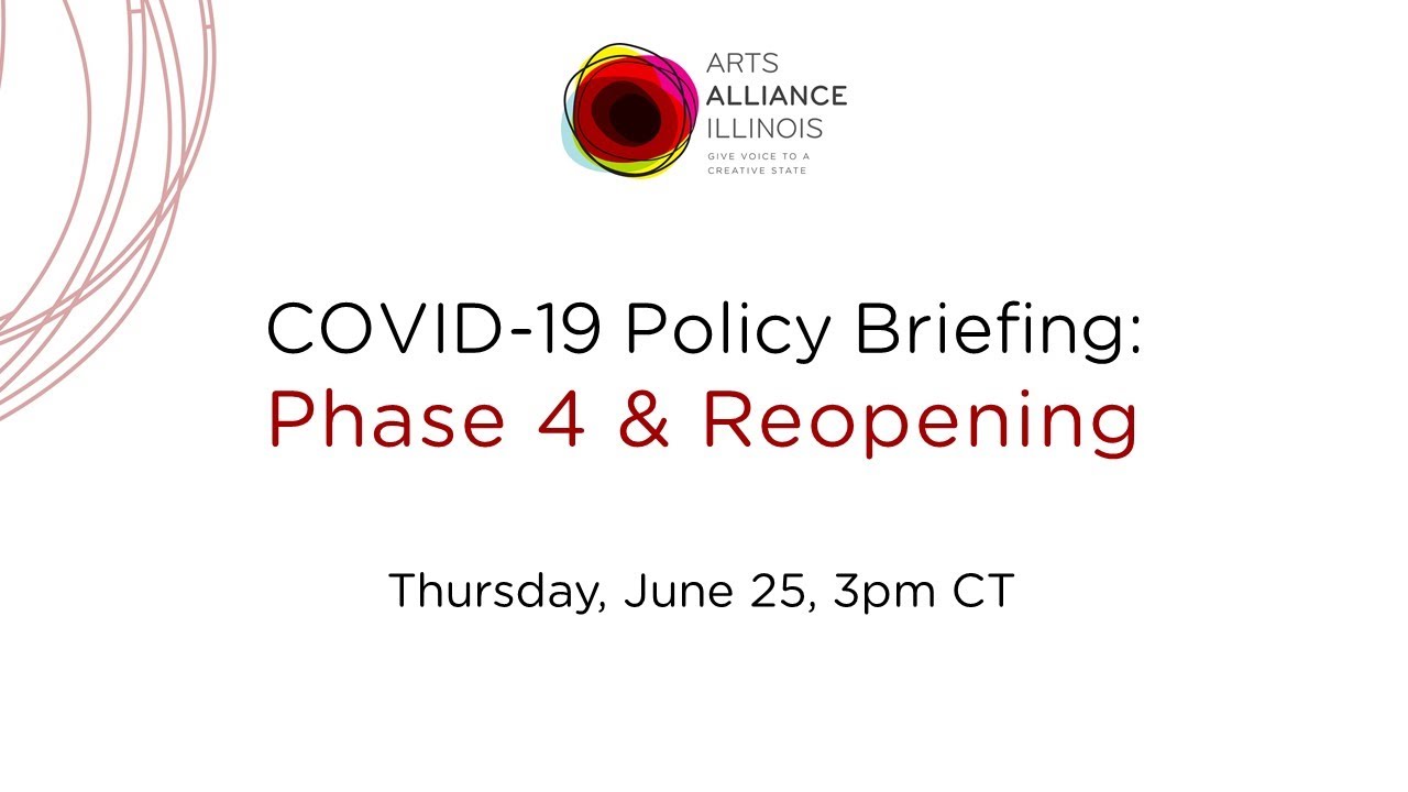 Arts Policy Briefing: Phase 4 & Reopening - June 25, 2020 - YouTube