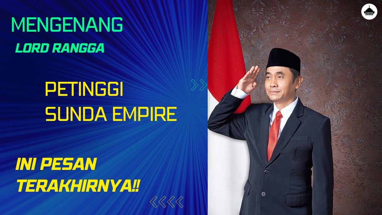 Lord Rangga Meninggal Dunia, Ini Pesan Terakhirnya. - YouTube