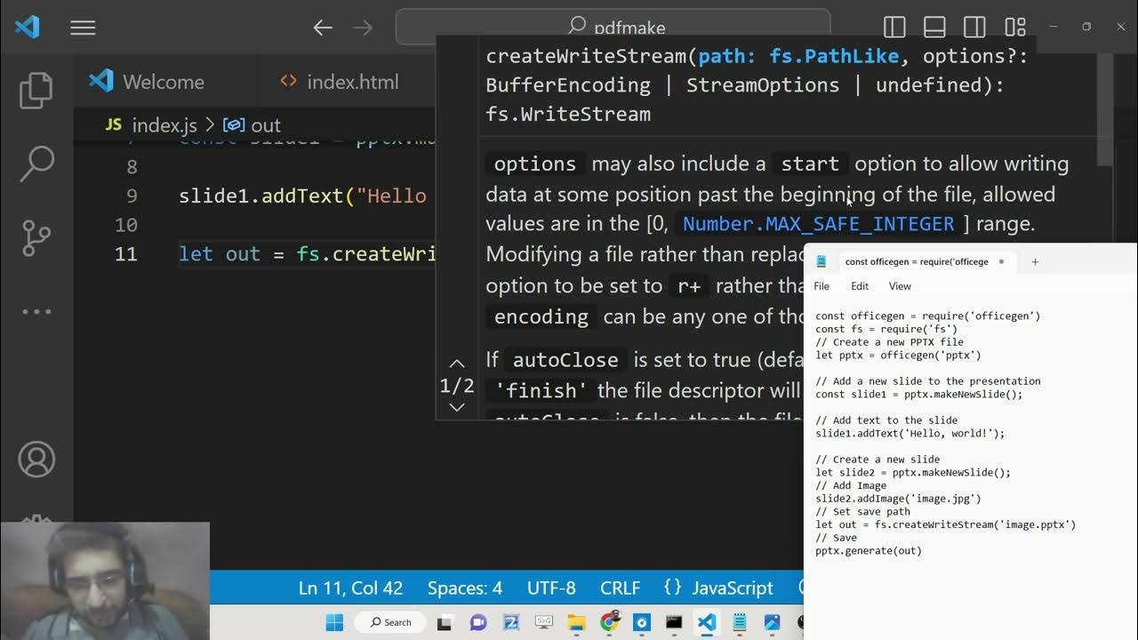 Node.js OfficeGen Example to Add Text & Images in Powerpoint ...