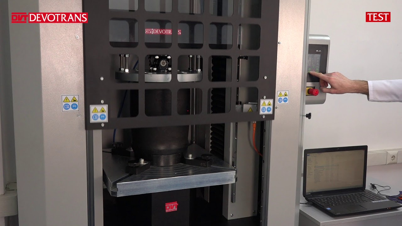 AIR SPRINGS TEST MACHINE DVT LZ - YouTube