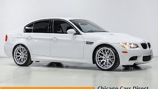 Chicago Cars Direct Reviews Presents a 2011 BMW M3 Sedan V8 - E202770