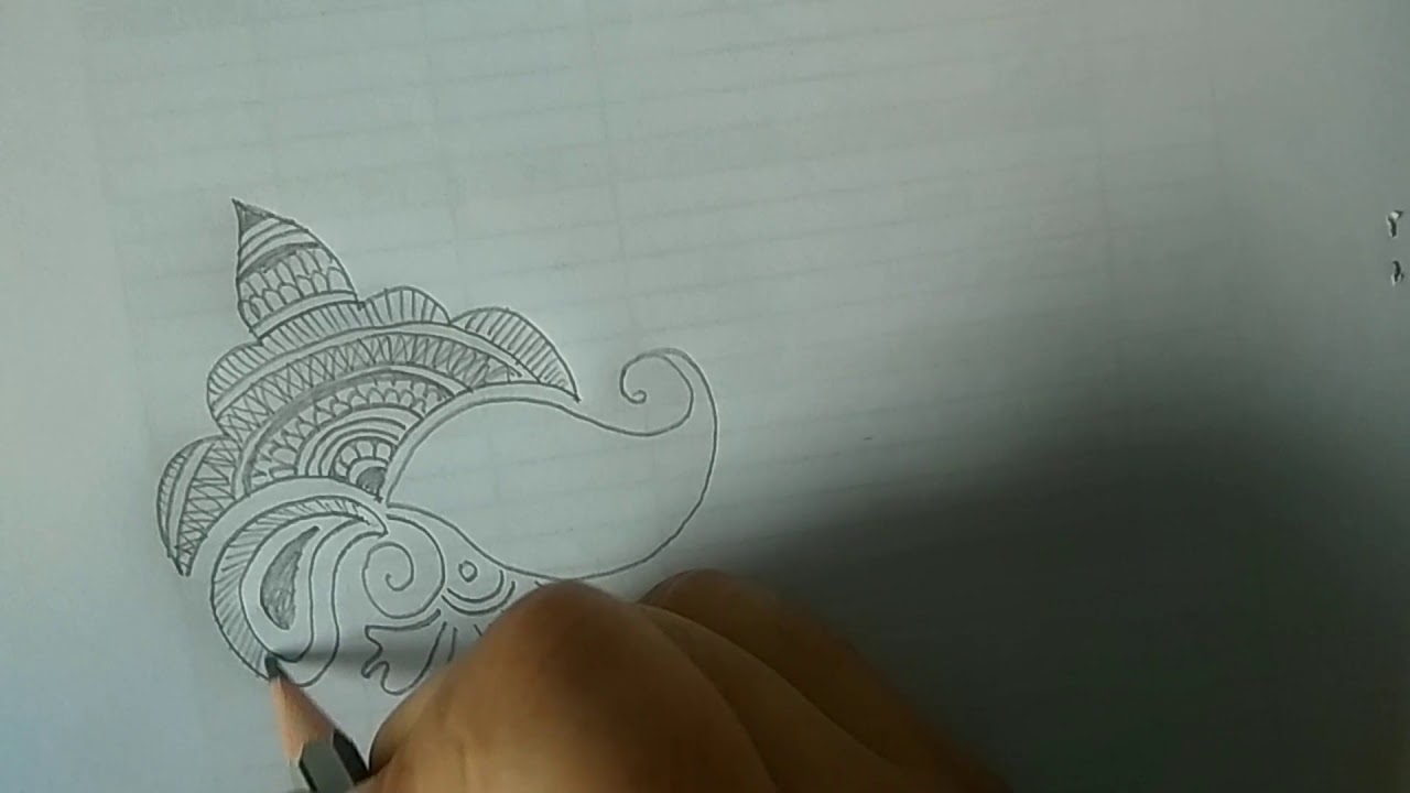 Simple Designs | Mehandi | Rangoli | free hand | design by kalpit - YouTube