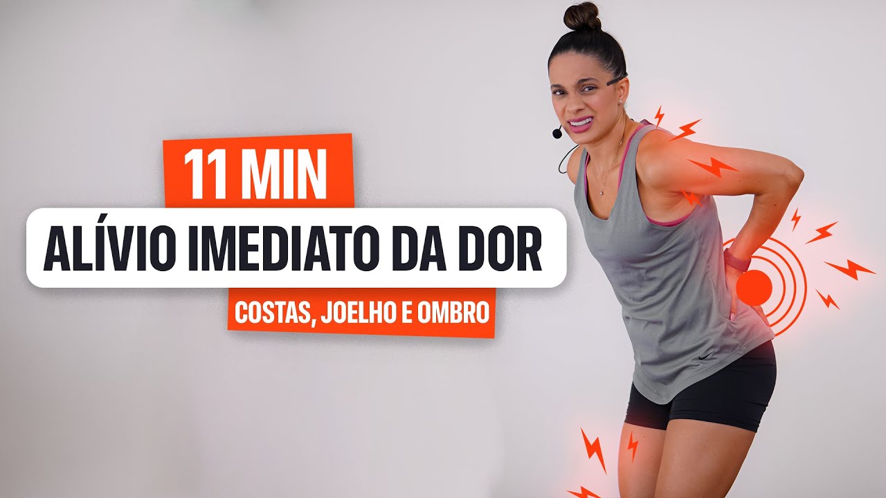 ALONGAMENTO PARA INICIANTES | DOR NAS COSTAS, JOELHO E OMBRO. - YouTube