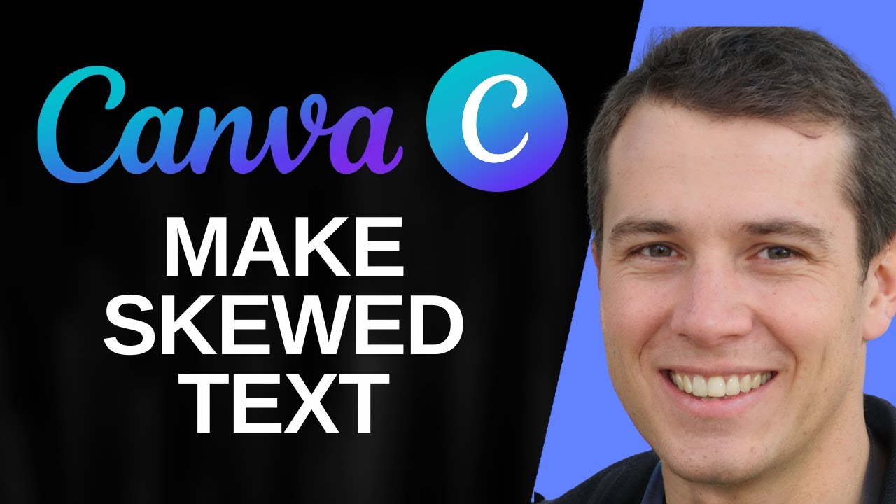 How to Make Skewed Text in Canva (Quick Guide) - YouTube